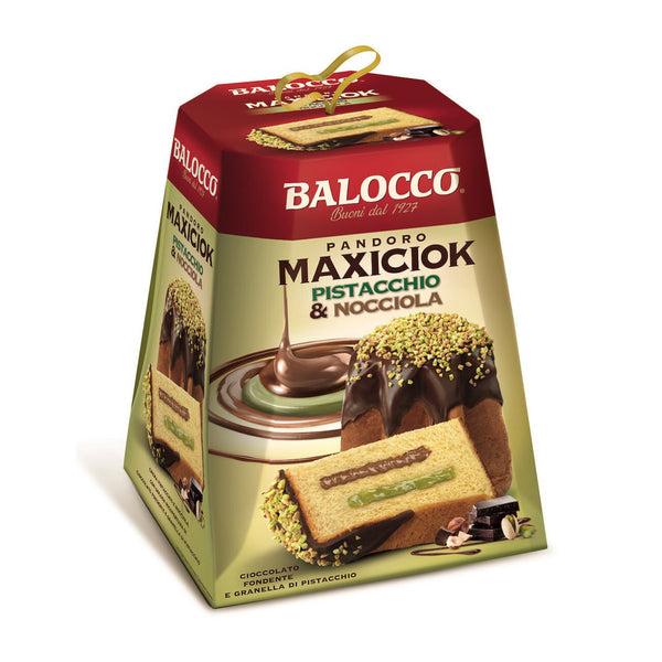 BALOCCO Pandoro pistachio and hazelnut cake, 800g – MOOP MARKET